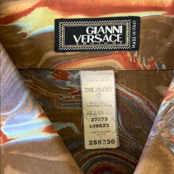 Versace | Tops | Versace Gianni Versace Vintage 9s Shirt | Poshmark